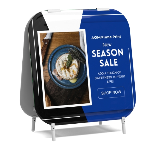 Design Swift Banner Stands | Free 3D Preview - AOM Prime Print