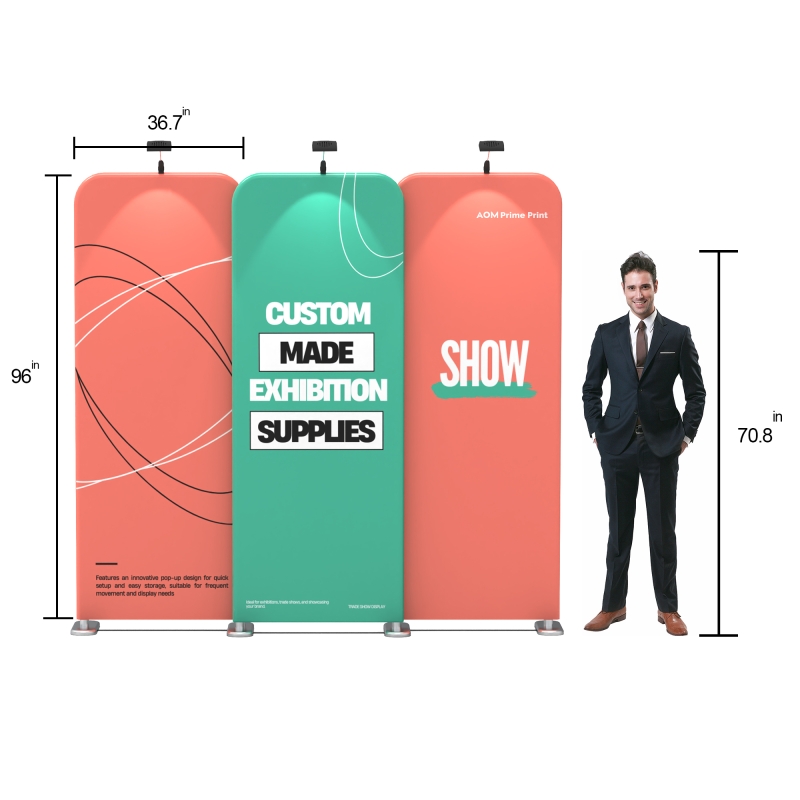 10x10 Triple Waveline Display Kit | Premium Trade Show Booth System ...