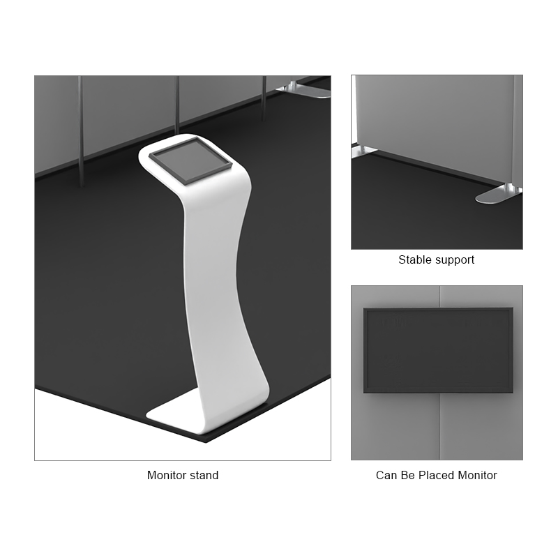 10x20 Trade Show Booths | Waveline Pop-Up Displays-AOM Displays