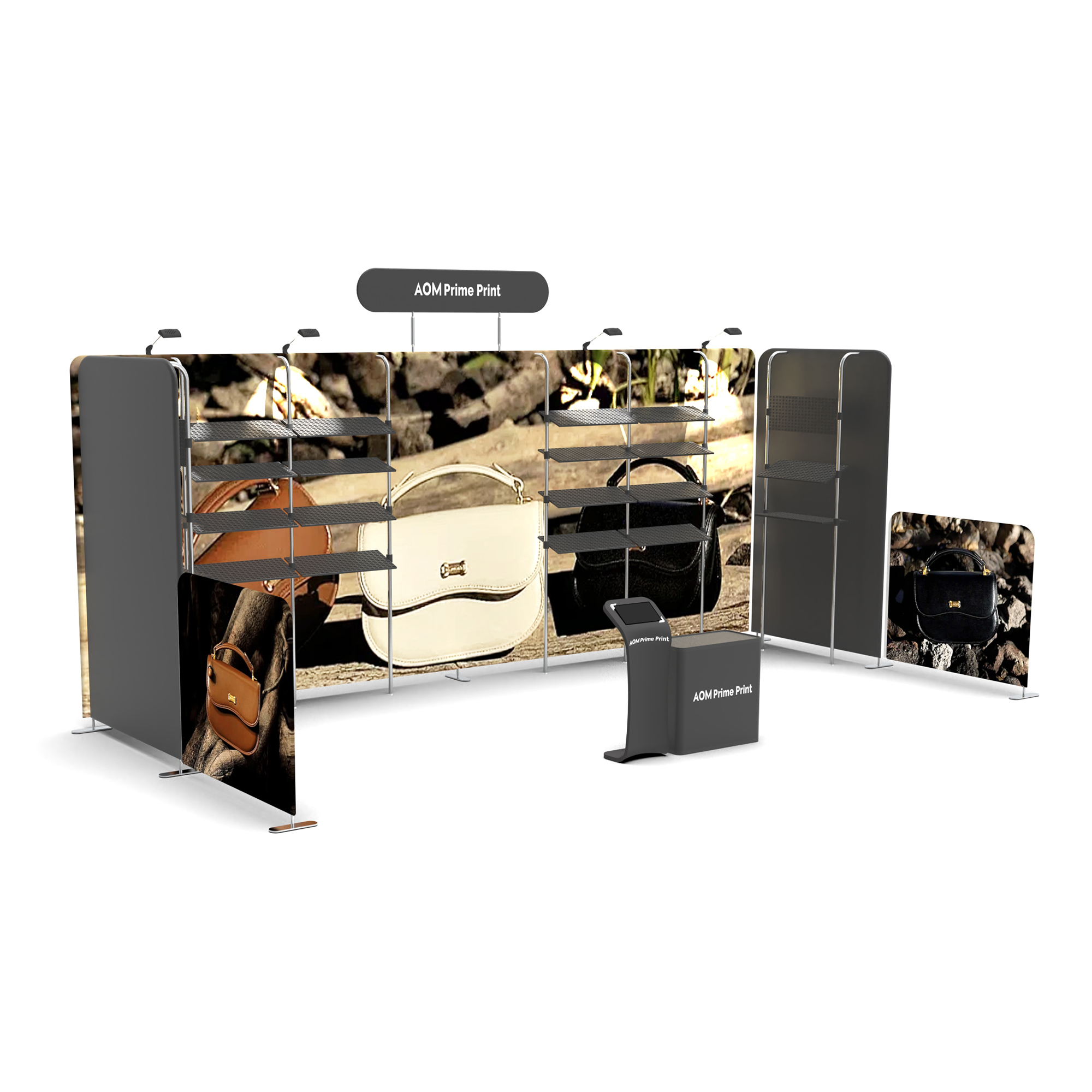 Create Sleek 10x20ft Booths | Maximize Floor Impact - AOM Create Sleek 10x20ft Booths | Maximize Floor Impact - AOM